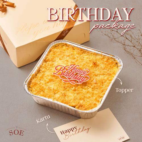 Jual Birthday Package (Birthday Topper + Pita + Kartu Ucapan) - Kota ...