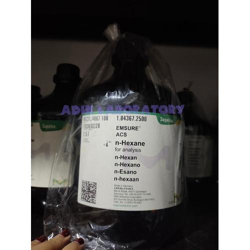 Jual N-HEXANE 2.5L pro analis / HEXANE / Heksana - Merck 104367 - Kab ...