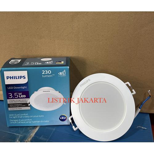 Jual LAMPU DOWNLIGHT LED PHILIPS ERIDANI G2 DL190B 3.5W 3.5 WATT W 3" 3INCH - Putih - Jakarta ...