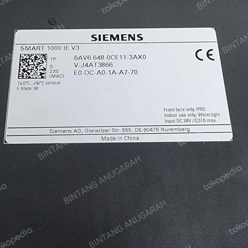 Jual Siemens Hmi Smart 1000 Ie V3 6Av6 648-0Ce11-3Ax0 - Jakarta Barat ...
