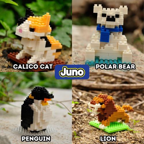 Jual Mainan Balok Binatang Juno Nano/Micro Blocks Animal Series Bricks ...