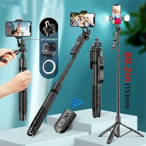 Jual 【COD SIAP】TNW L16 1530MM Tongsis Tripod Remote Wireless Selfie ...