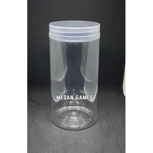 Jual TOPLES JAR PLASTIK TABUNG BULAT 600ML PERMEN COOKIES KUE MANISAN ...