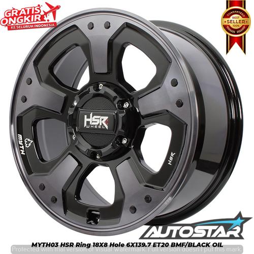 Jual VELG HSR RING 18 PAS BUAT MOBIL PAJERO PANTHER FORTUNER DMAX DLL ...