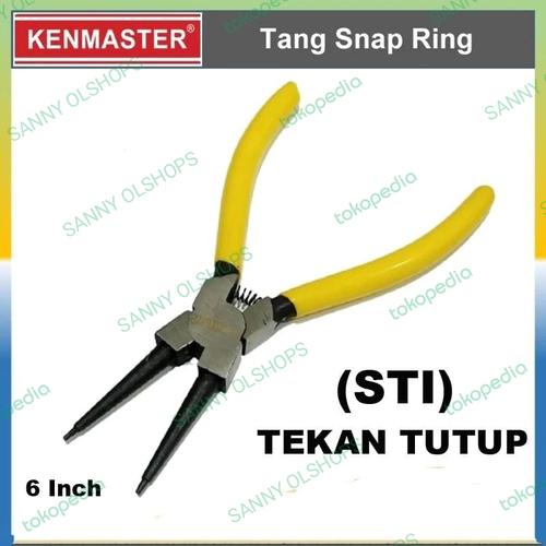 Promo TANG SNAP RING 6 INCH KENMASTER TANG CIRCLIP LURUS TEKAN TUTUP ...