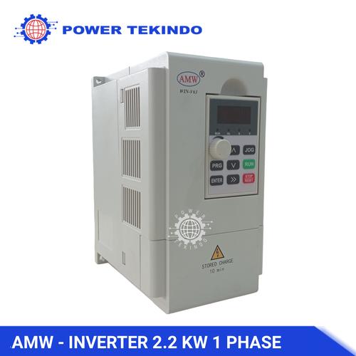Promo AMW Inverter 2.2 KW 1 Phase Input 220V Output 380V 3 HP VFD Speed ...