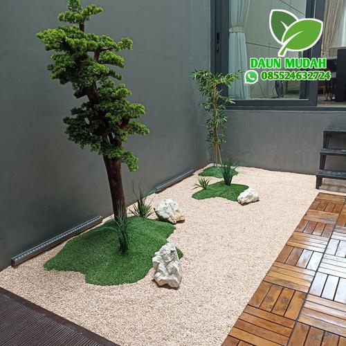 Jual pembuatan taman minimalis / taman artificial / Zen garden ...