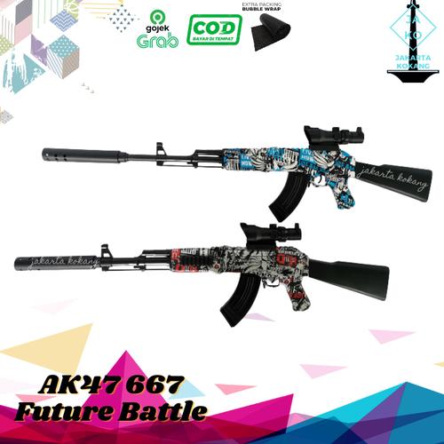 Jual WGG Water Gell Blaster AWM AK MG3 Scar M429 Elektrik Auto - Ak ...