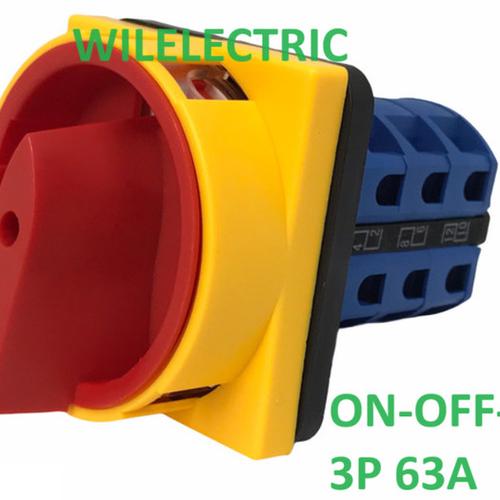 Jual Cam Switch Selector 3P 63A 63 A ON-OFF-ON Saklar Change Over ...