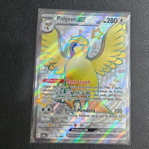 Jual pokemon tcg sv4a 335/190 shiny pidgeot ex ssr indonesia - Kota ...