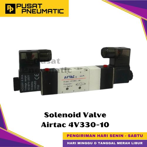 Jual 4v330-10 Solenoid Valve 4v330 10 Selenoid Valve Airtac 4v 330 10 ...