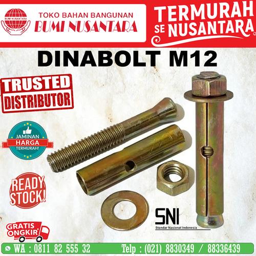 Jual Dinabolt M12 60 75 90 130 Dynabolt Expander Kuning Baut Anchor ...