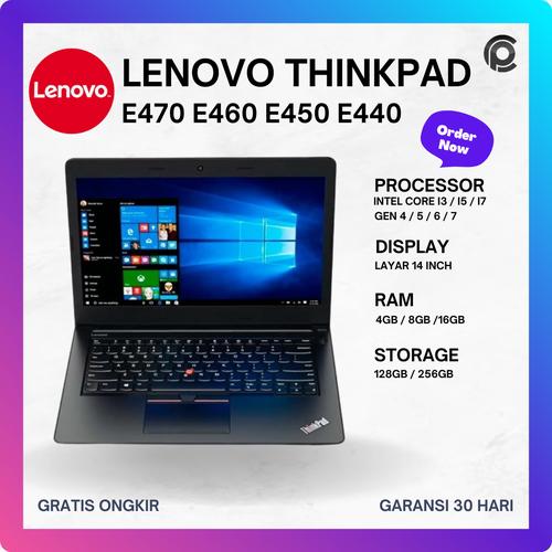 Jual Lenovo Thinkpad E470 E460 E450 E440 Laptop Bekas terawat ...