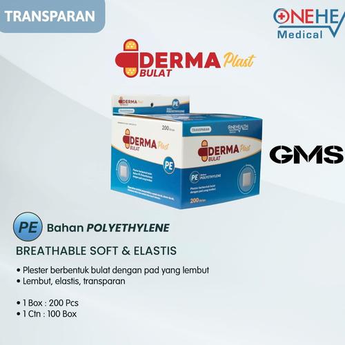 Promo Dermaplast Plester Bulat Onehealth PE Transparant / Coklat Box ...