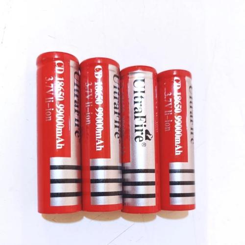 Jual baterai ultra fire 18650 Rechargeable 3,7 Volt 99000 mAh - Kab ...