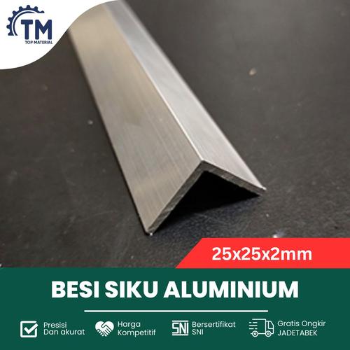 Jual Besi L Siku Aluminium 25 x 25 Tebal 2mm Panjang 6 Meter Full SNI ...