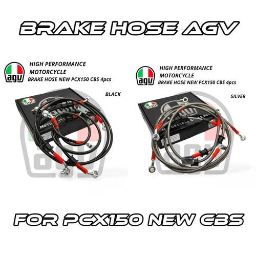 Jual Selang Rem AGV Set Depan Belakang PCX 150 CBS ADV 150 CBS - Silver ...