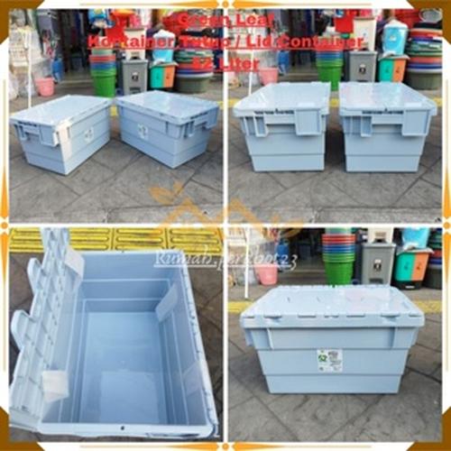 Jual GREEN LEAF CONTAINER INDOMARET 52 LITER / NESTABLE CONTAINER INDOMARET - Jakarta Timur ...