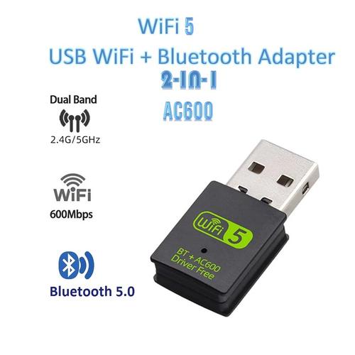 Jual Wireless AC600 Dual Band + Bluetooth 5.0 Dongle USB - Jakarta ...