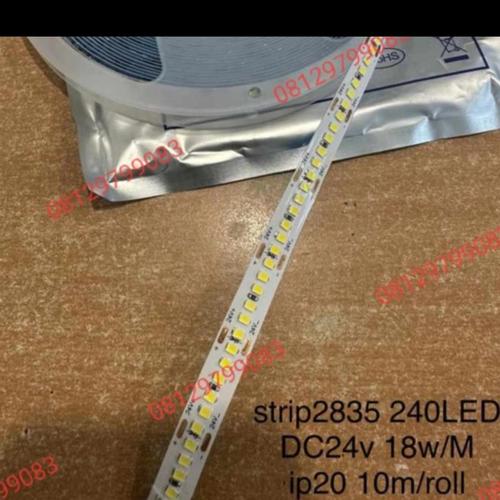 Jual LAMPU STRIP 240 LED 2835 12V 24V INDOOR 240LED 12 24 VOLT DC ...