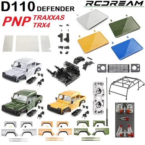 Jual RCDREAM 1/10 DEFENDER D110 4 Door Hard Body 324m TRX4 Traxxas RC ...