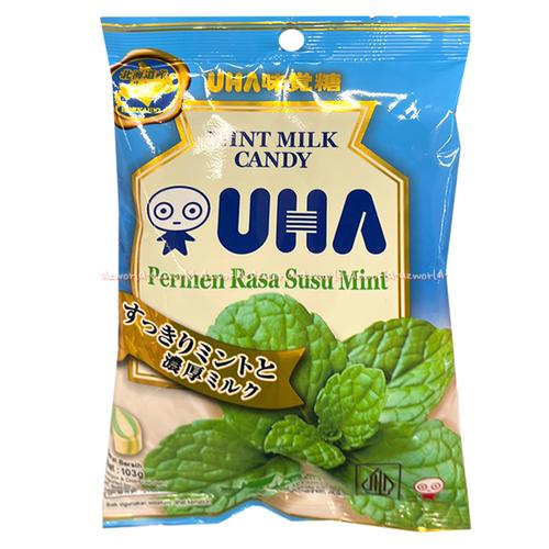 Jual Uha Mint Milk Candy Permen Rasa Susu Mint Makanan Manis 103gr ...