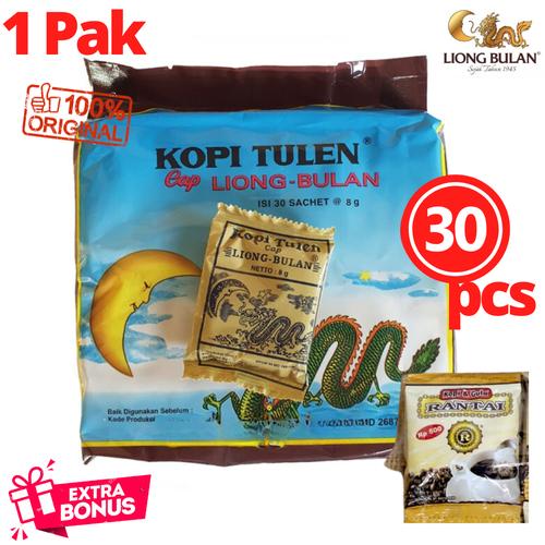 Jual KOPI LIONG BULAN KOPI TULEN 1 PAK ISI 30PCS KOPI KHAS BOGOR LEGEND ...