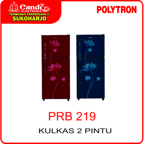 Jual Polytron PRB 219 Kulkas 2 Pintu PRB219 Garansi 5 Tahun 210 LITER ...