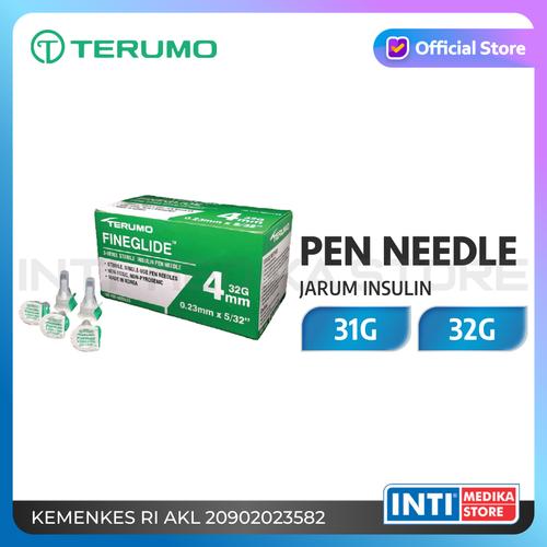 Jual TERUMO - FineGlide Jarum Insulin 31G 32G | Pen Needle Sterile 4mm 5mm - Kota Bandung - INTI ...