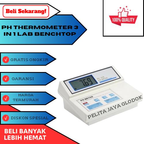 Jual ORP PH Thermometer 3 in 1 Lab Benchtop Meter Desktop Tester ...
