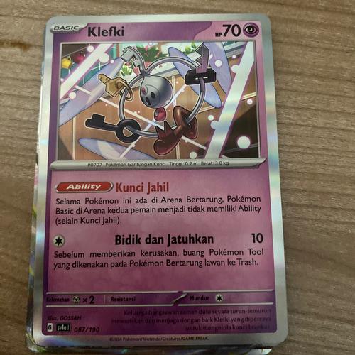 Jual klefki ability kunci jahil pokemon tcg indonesia - Kab. Tangerang ...