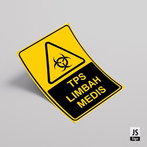 Jual STICKER K3 - TPS LIMBAH MEDIS - S(30x20cm) - Kab. Malang - JS Sign ...