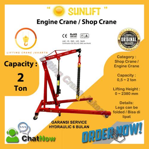 Jual SUN-Lift Engine Crane Shop Crane 2 Ton - Jakarta Pusat - Lifting ...