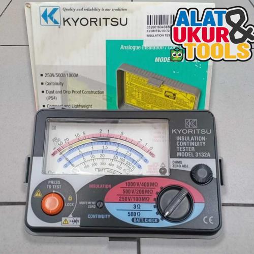 Jual Kyoritsu 3132A Megger Analog insulation tester 1000V - Jakarta ...