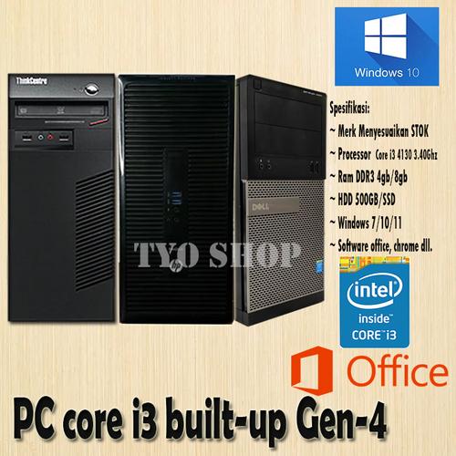 Jual Cpu PC Built-Up Core i3 Generasi 4th - ddr3 4gb, ssd256gb - Kota ...