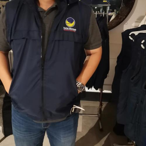 Jual rompi sablon custom/rompi best/rompi anti air/rompi lapangan/rompi ...