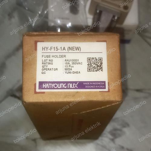 Jual HY L-F15-1A 250V 15A FUSE HOLDER HANYOUNG - Kab. Bekasi - arjuna elektrik | Tokopedia