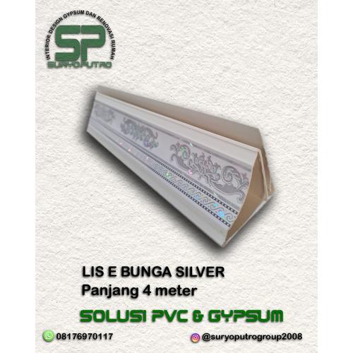 Jual Lis plafond pvc E BUNGA SILVER - Kota Bekasi - suryo putro tekhnik ...