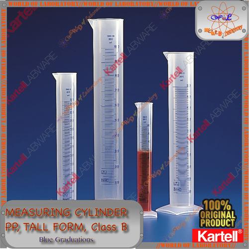 Jual KARTELL Blue Graduated Measuring Cylinder PP Tall Form Class B ...