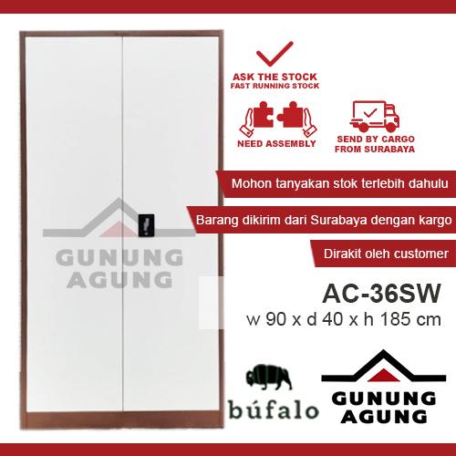 Jual Lemari Besi AC-LS36SW - Lemari Arsip Kantor Besi 2 Pintu Swing ...