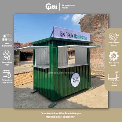 Jual Gerobak Booth Container Free Ongkir - Gerobak jualan es teh jumbo ...