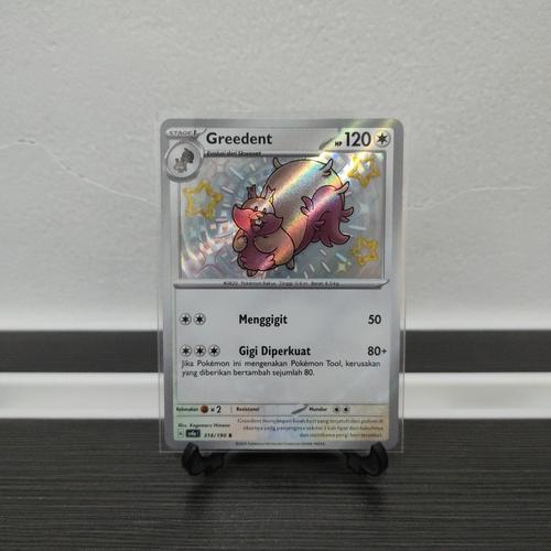 Jual Pokemon TCG Indonesia Baby Shiny Greedent SV4a 314/190 S - Kota ...