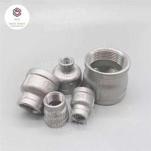 Jual V-SOK REDUCER / REDUCER DRAT DALAM STAINLESS SS304 1 x 1/2 ...