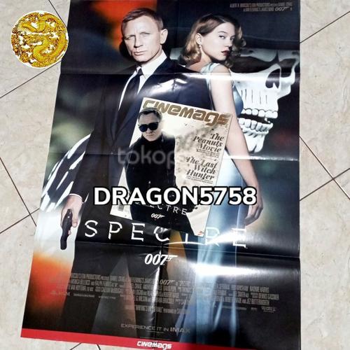 Jual MAJALAH CINEMAGS SPECTRE 007 JAMES BOND DANIEL CRAIG + POSTER ...