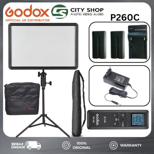 Jual Godox LED P260c LED Video Light Bio Color - CLAMP P260 - Jakarta ...