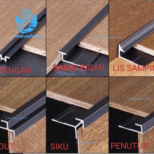 Jual Lis aluminium Wallboard wallsheet papan dekorasi untuk tebal 3mm ...