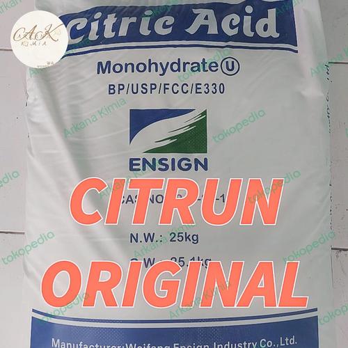 Jual Citrun/Asam Sitrat/Citrid Acid Monohydrate (ex weifang)-25kg ...