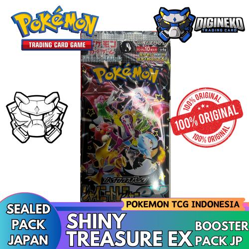 Jual Pokemon Shiny Treasure EX Booster Pack Japan Factory Sealed ...