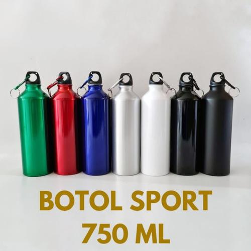 Promo Botol Air Minum Sport 750ml Aluminium Bisa Custom Grafir / UV ...