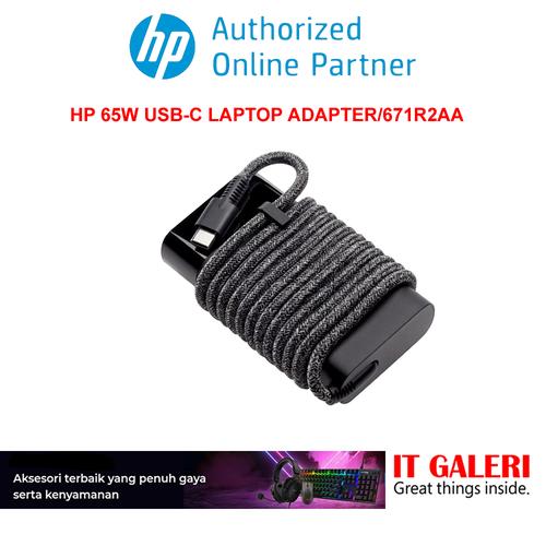 Promo Charger laptop HP 65W USB-C LAPTOP ADAPTER 671R2AA Cicil 0% 3x ...